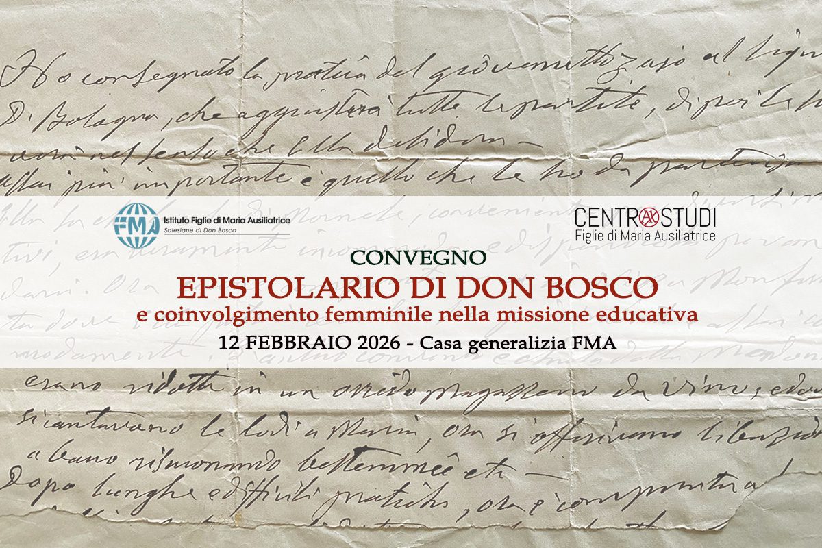 Conference on Don Bosco's letters • Istituto Figlie di Maria Ausiliatrice